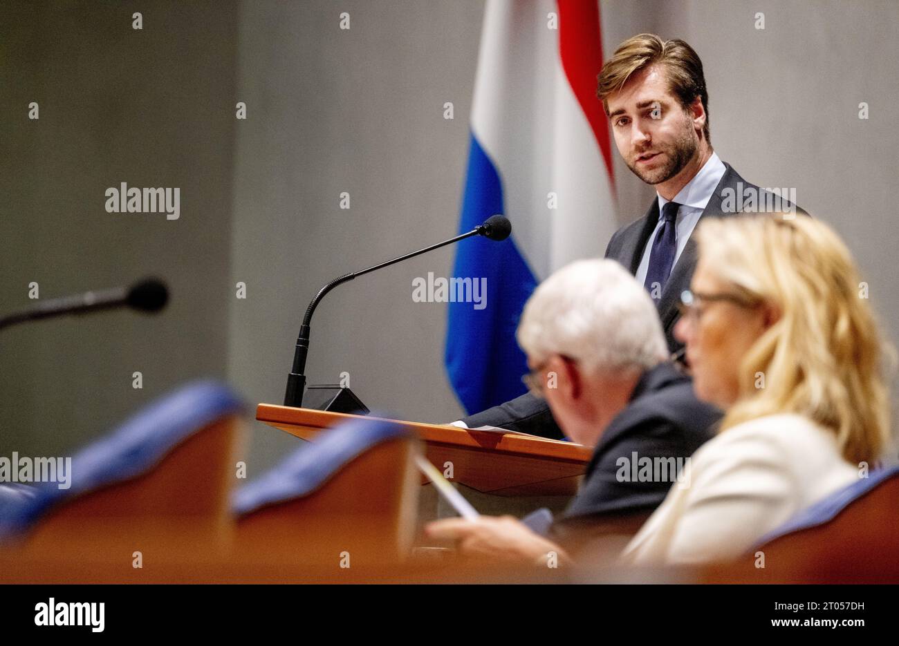 The Hague, Netherlands. 04th Oct, 2023. THE HAGUE - Freek Jansen FVD ...