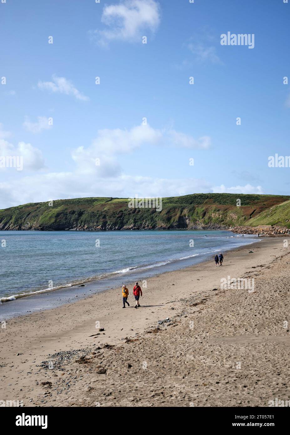 The tourist destination village of Aberdaron Gwynedd, Llyn Peninsula ...