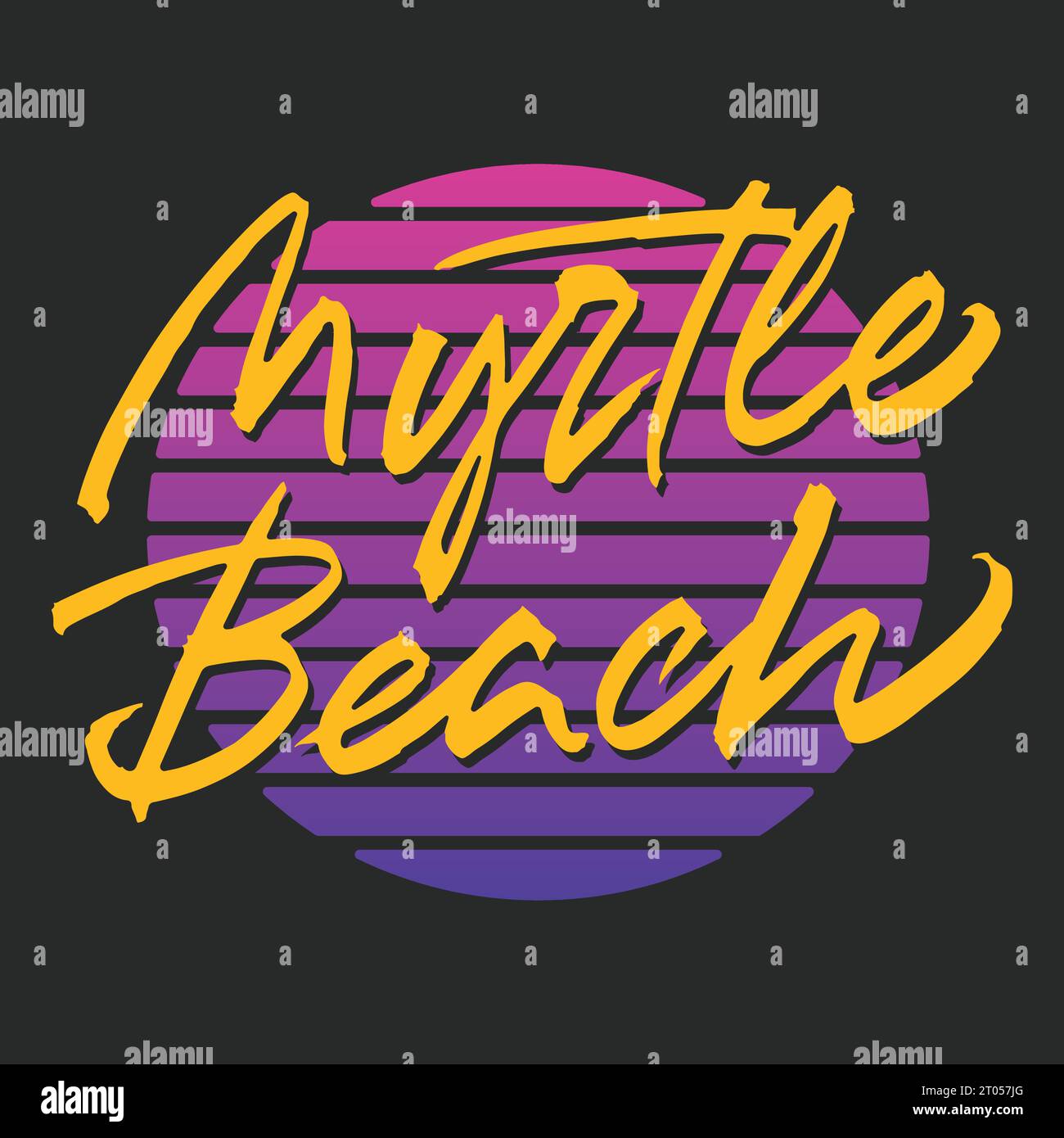 Myrtle Beach logo design Stock Vector Image & Art - Alamy