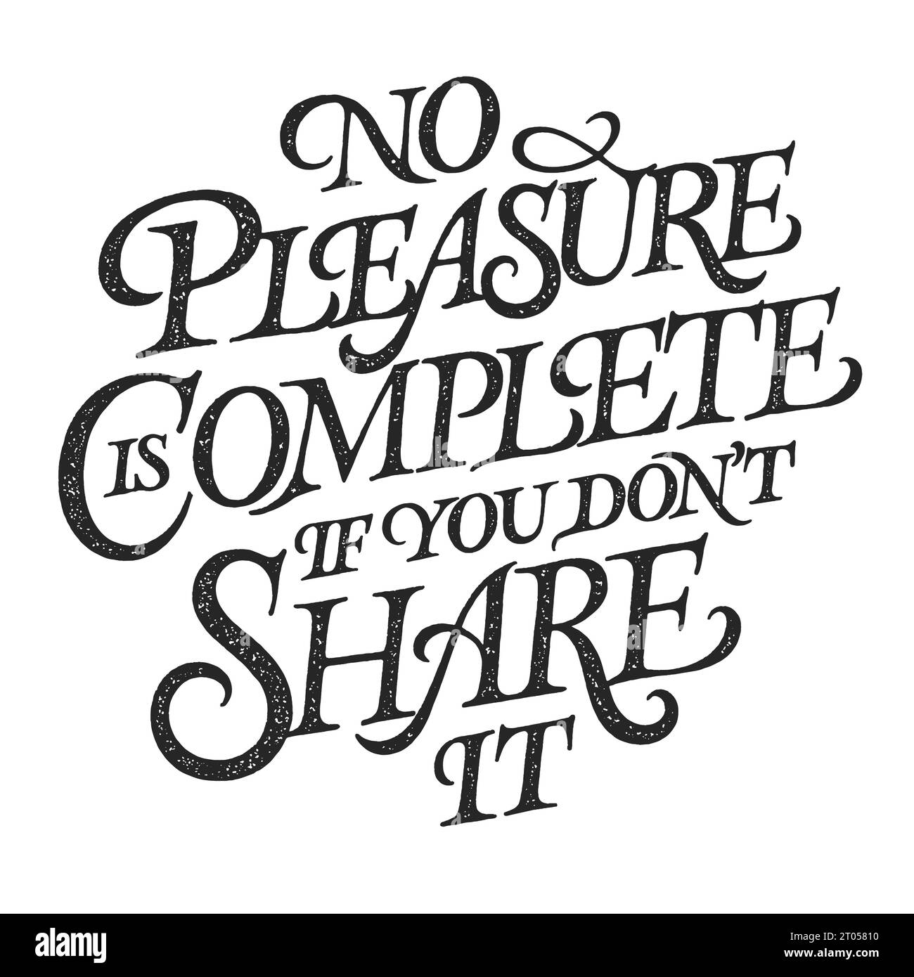 Friendship vector lettering Stock Vector Image & Art - Alamy