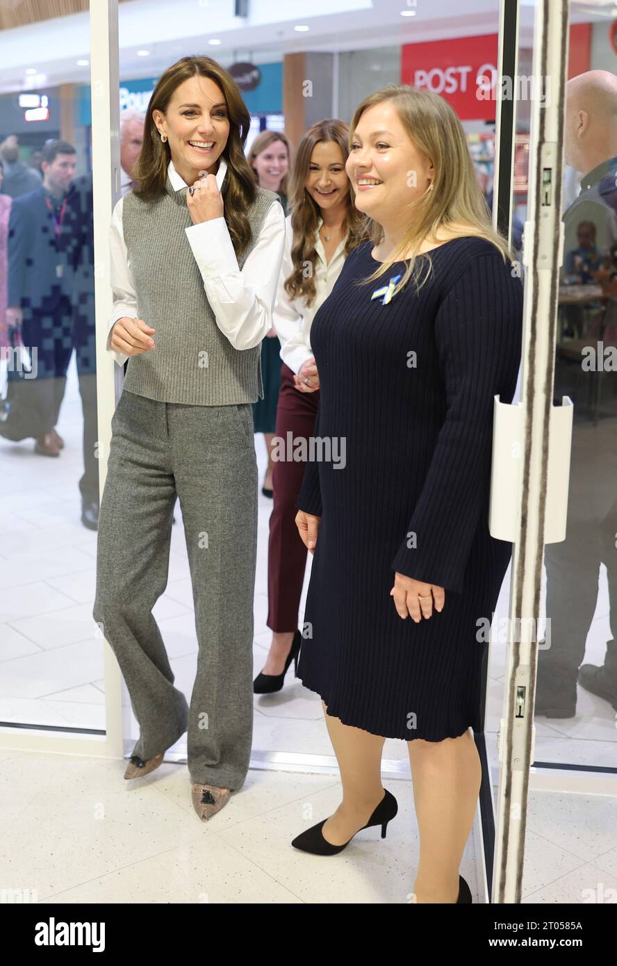 The Princess of Wales during a visit to the Vsi Razom Community Hub in ...