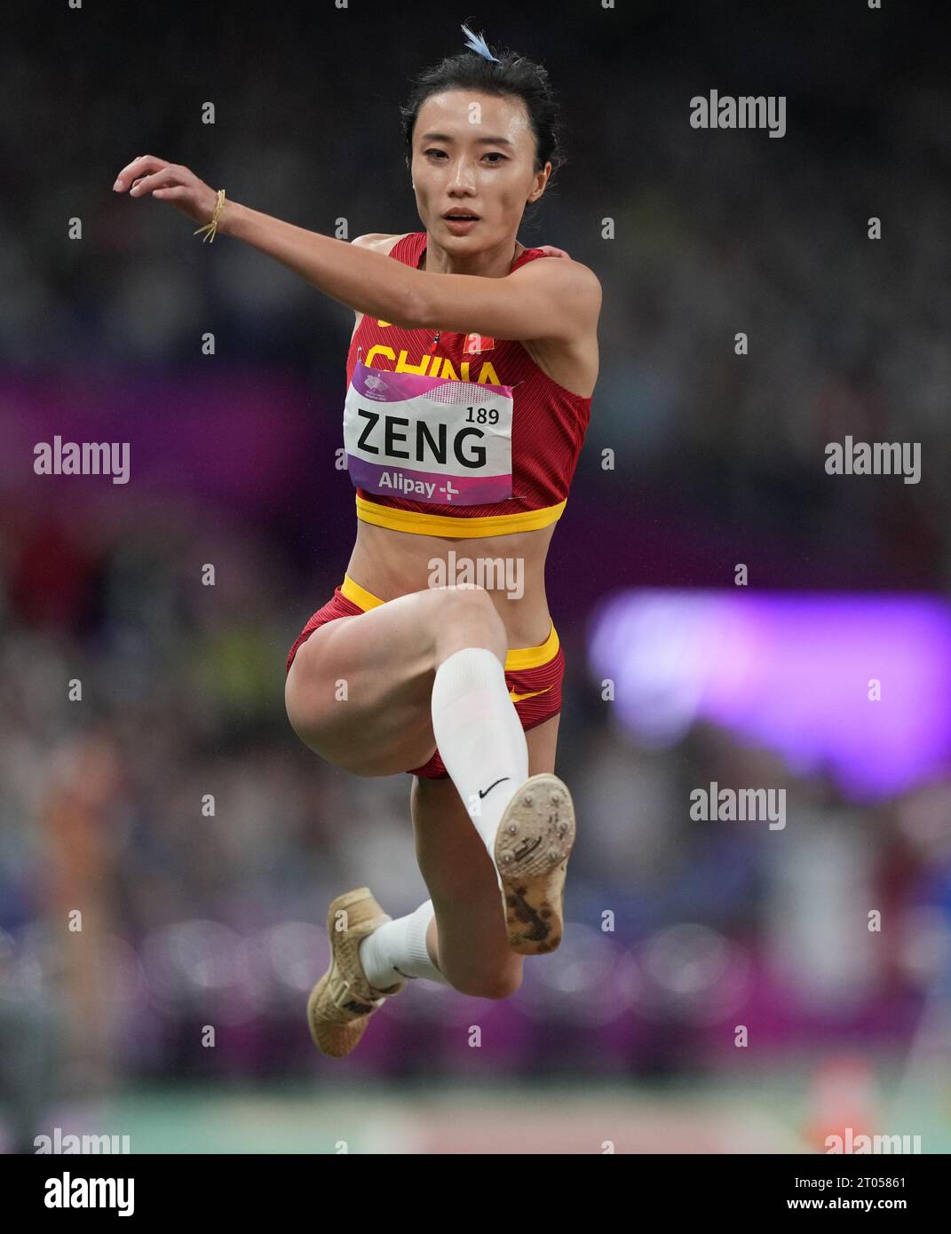 Hangzhou, China's Zhejiang Province. 4th Oct, 2023. Zeng Rui of China ...