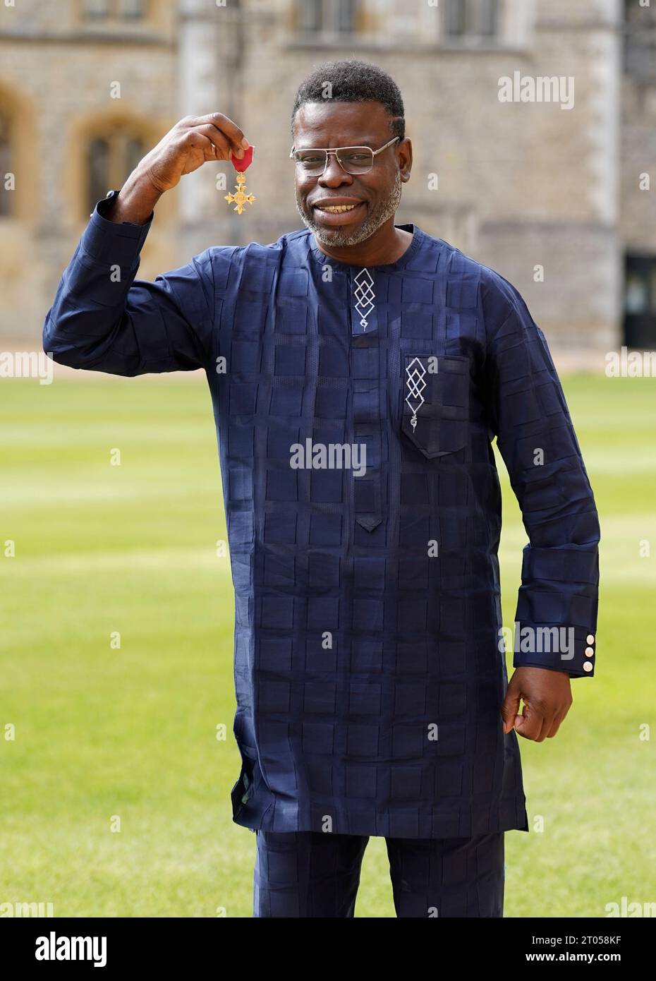 Oluwafemi Elufowoju Jr after being made an Officer of the Order of the ...