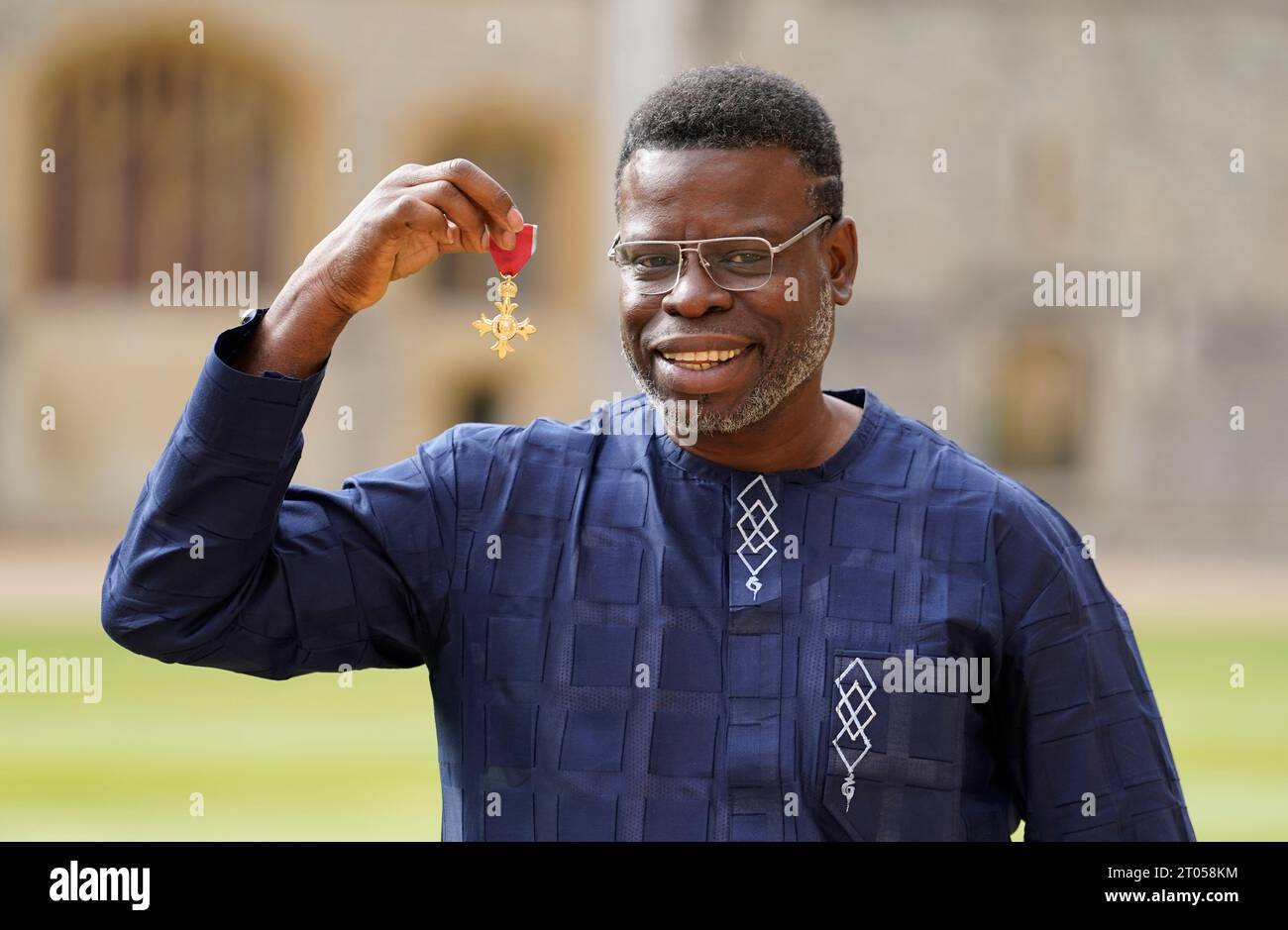 Oluwafemi Elufowoju Jr after being made an Officer of the Order of the ...