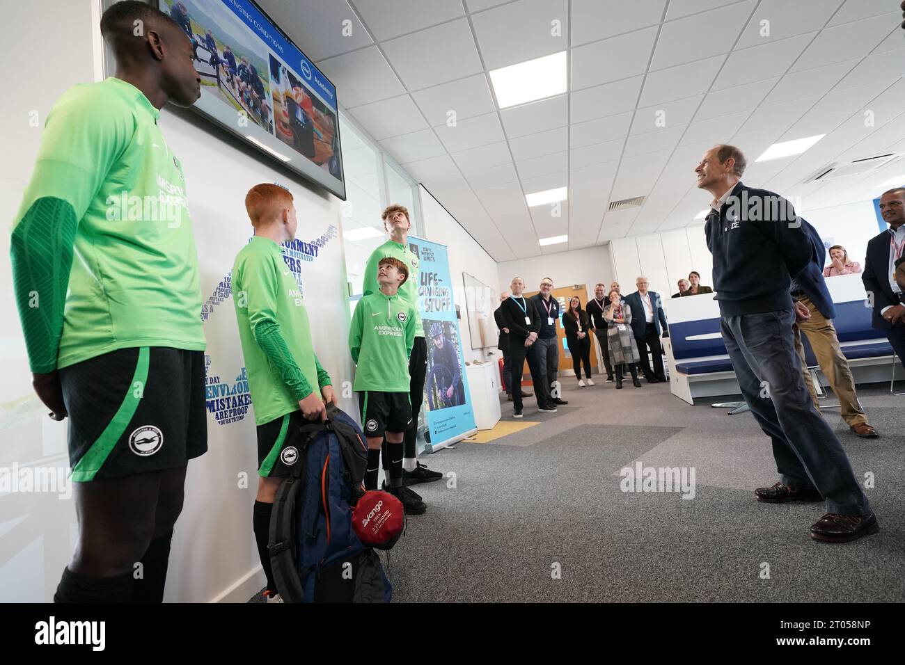 The Duke of Edinburgh, in his role as Patron of the Duke of Edinburgh's ...
