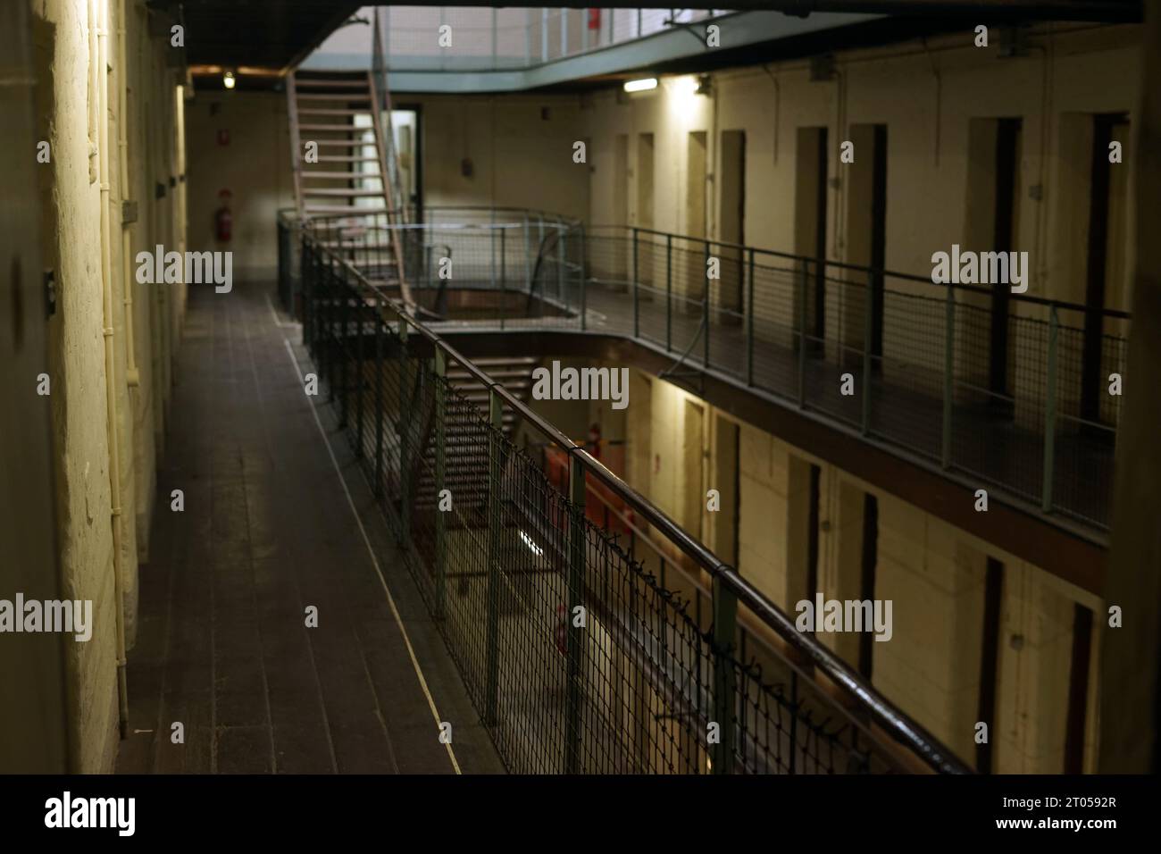 Perth, Australia - October 3, 2023 View of the Fremantle Prison located ...