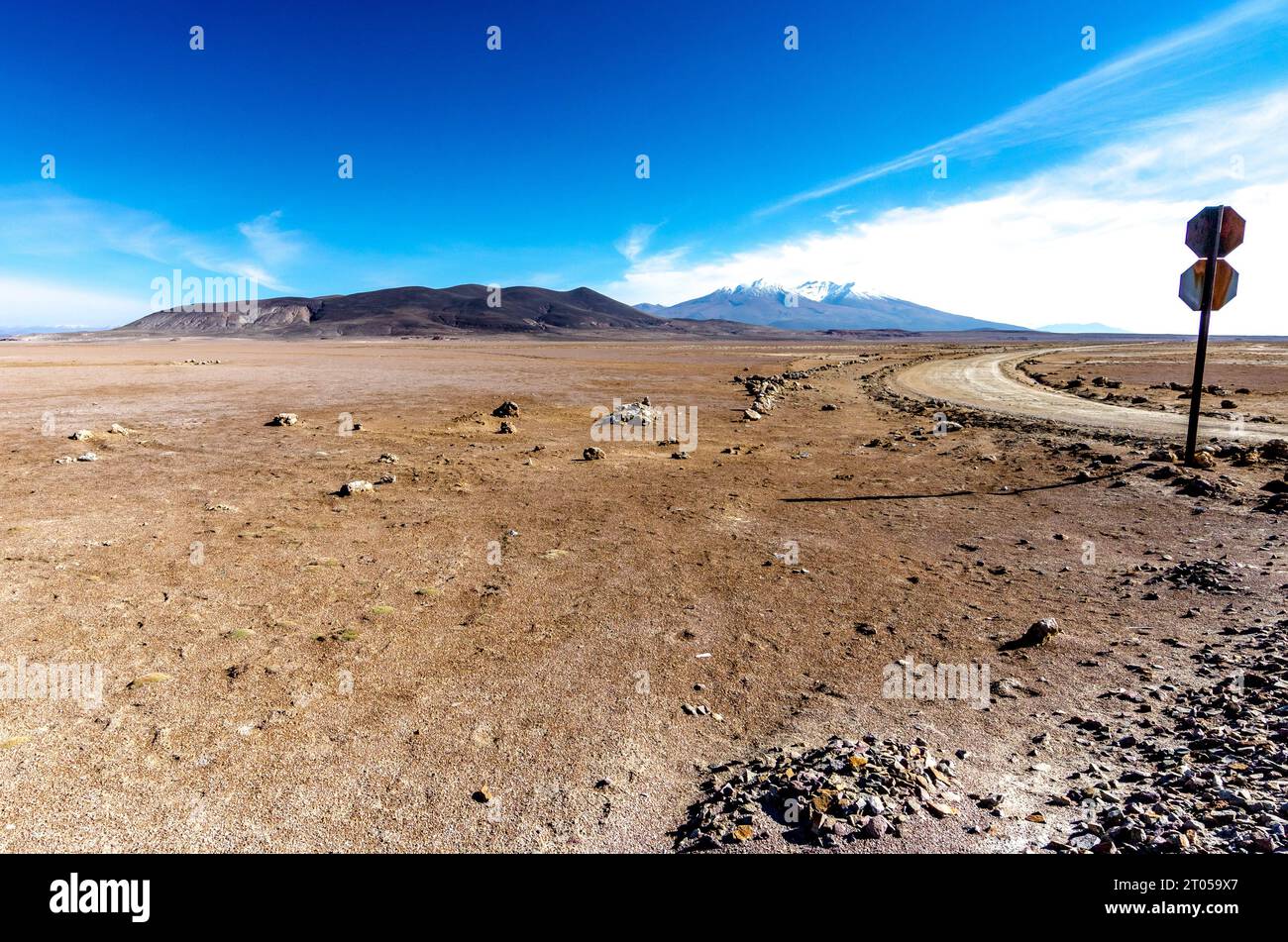 Bolivia Salt Flats and countryside Stock Photo - Alamy