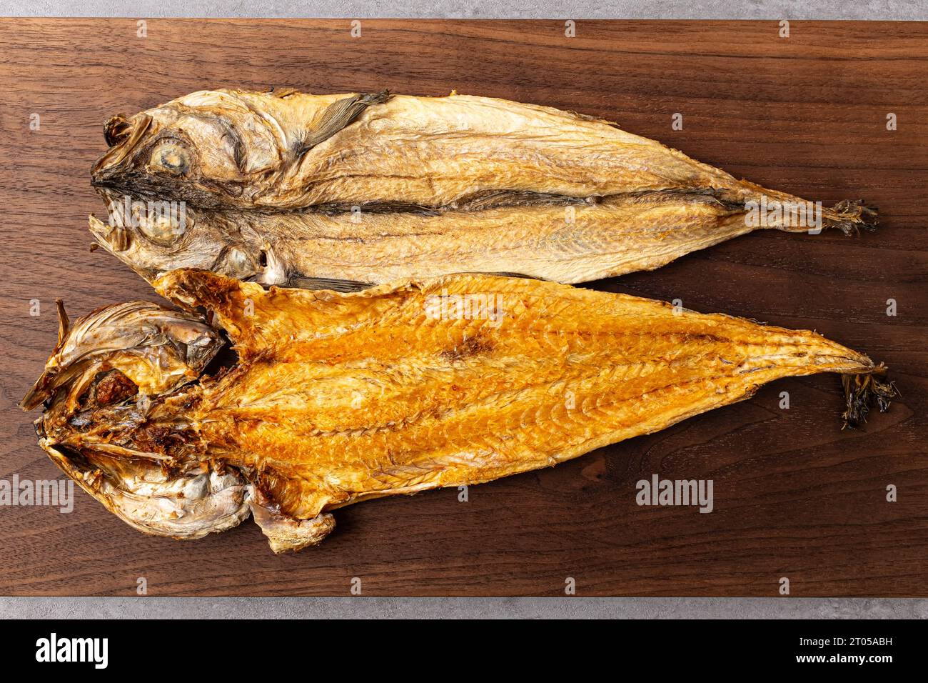 Frozen and dried Alaska pollock muktae Stock Photo - Alamy