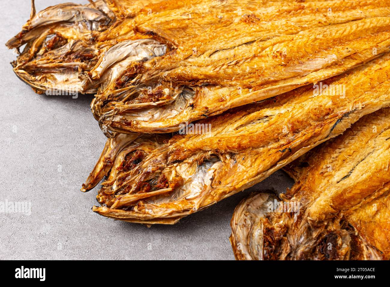 Frozen and dried Alaska pollock muktae Stock Photo - Alamy