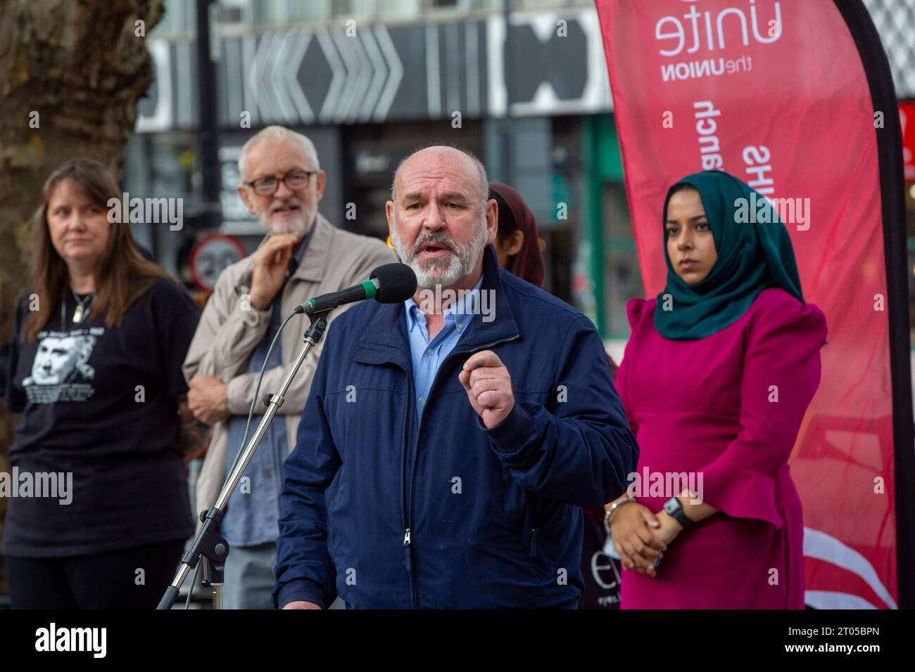 London, England, UK. 4th Oct, 2023. ASLEF General Secretary MICK WHELAN ...