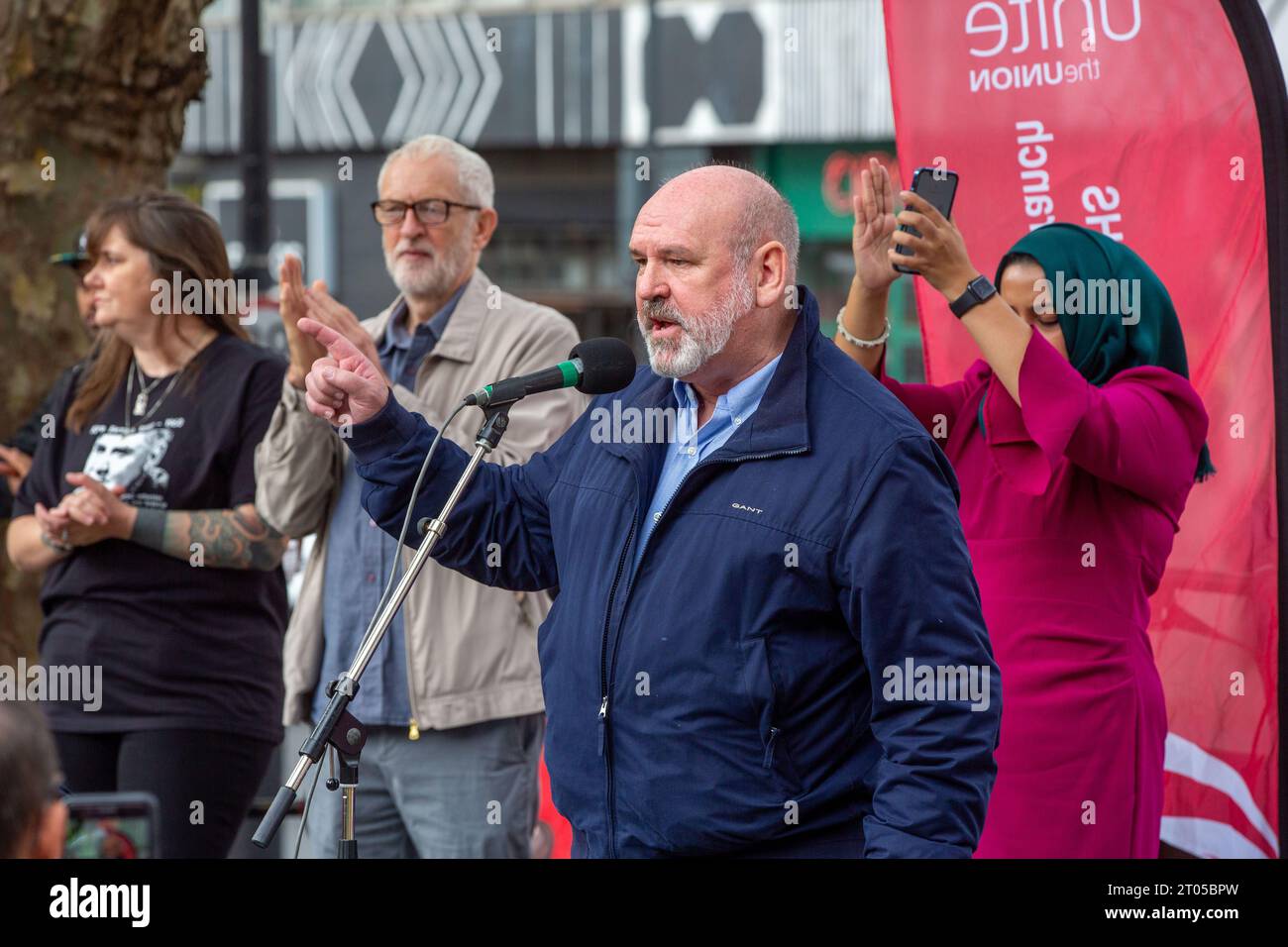 London, England, UK. 4th Oct, 2023. ASLEF General Secretary MICK WHELAN ...