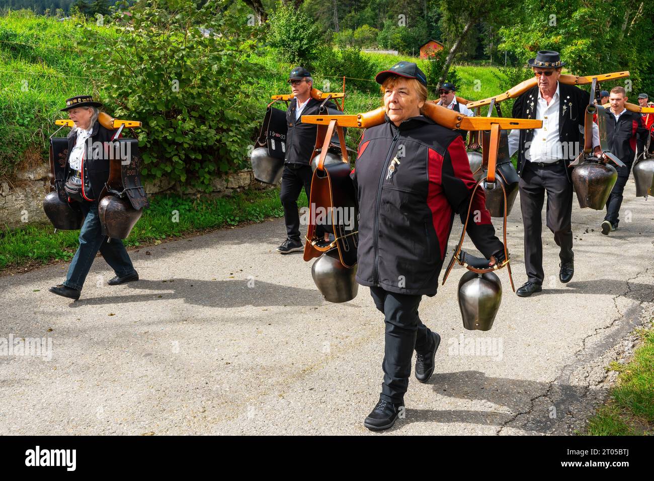 Villagers dressed in traditional costumes proudly take part in the ...