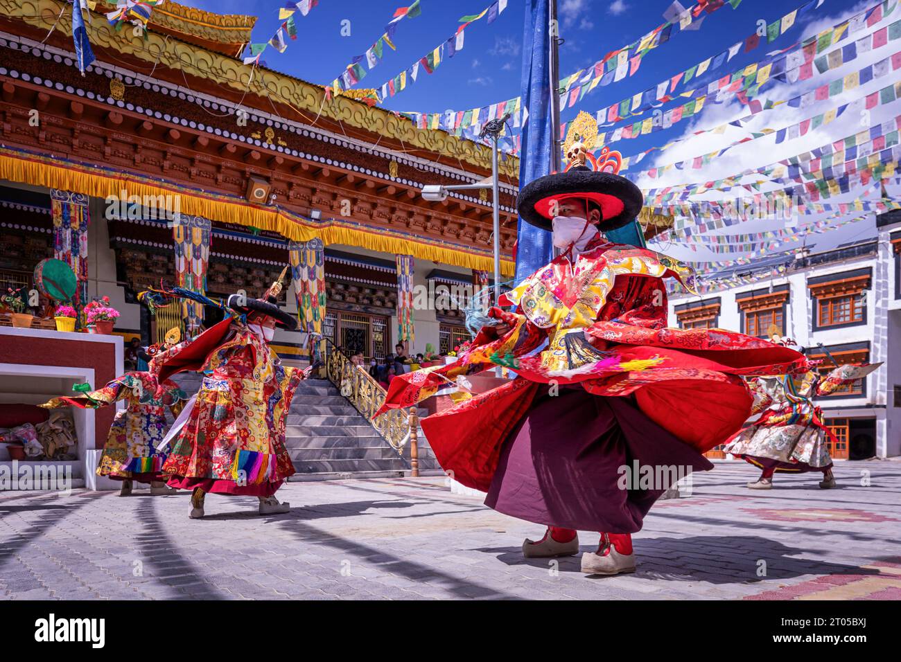 Cham dance (Mask dance), Leh, Ladakh, India Stock Photo - Alamy