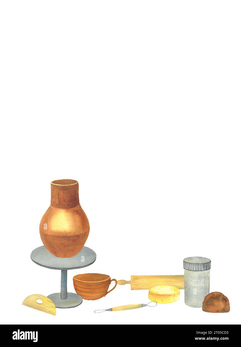 set for ceramics, pottery, tools for sculpture, pottery, dishes, tools ...