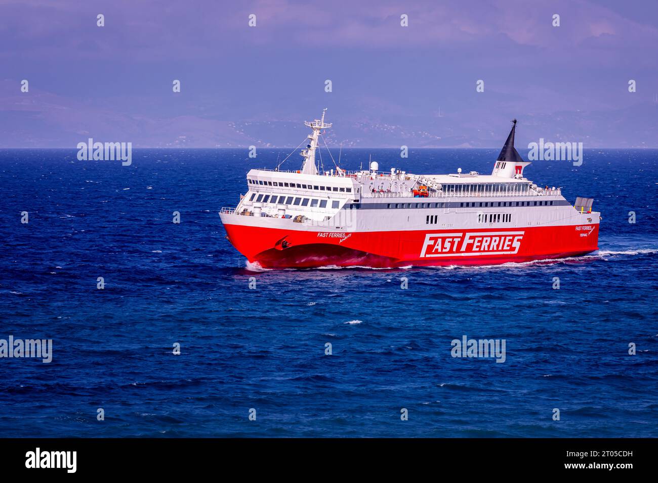 Fast Ferries, Greece Stock Photo - Alamy