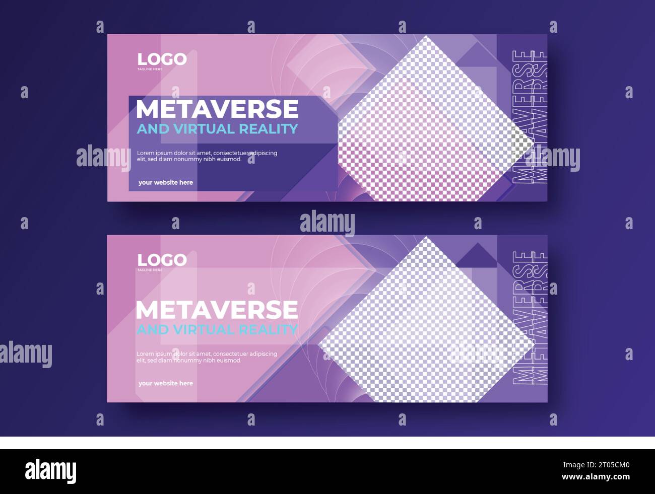 horizontal vertical abstract and light effect with gradient metaverse ...