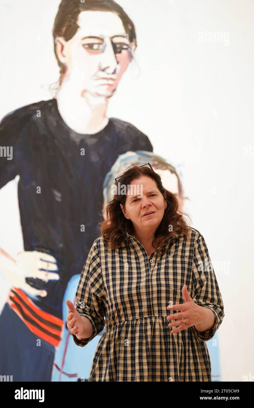 Artist Chantal Joffe at the launch of Real Families: Stories of Change ...