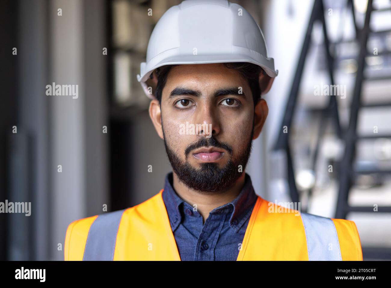 Indian engineer in uniform helmet hi-res stock photography and images ...