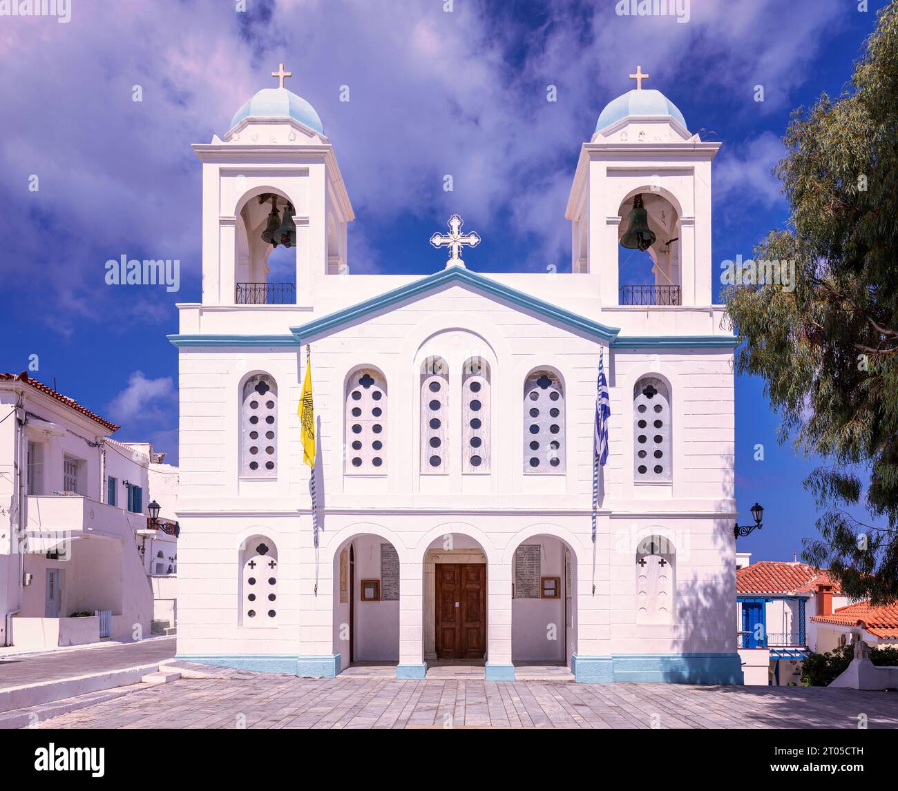 Andros town island cyclades hi-res stock photography and images - Alamy