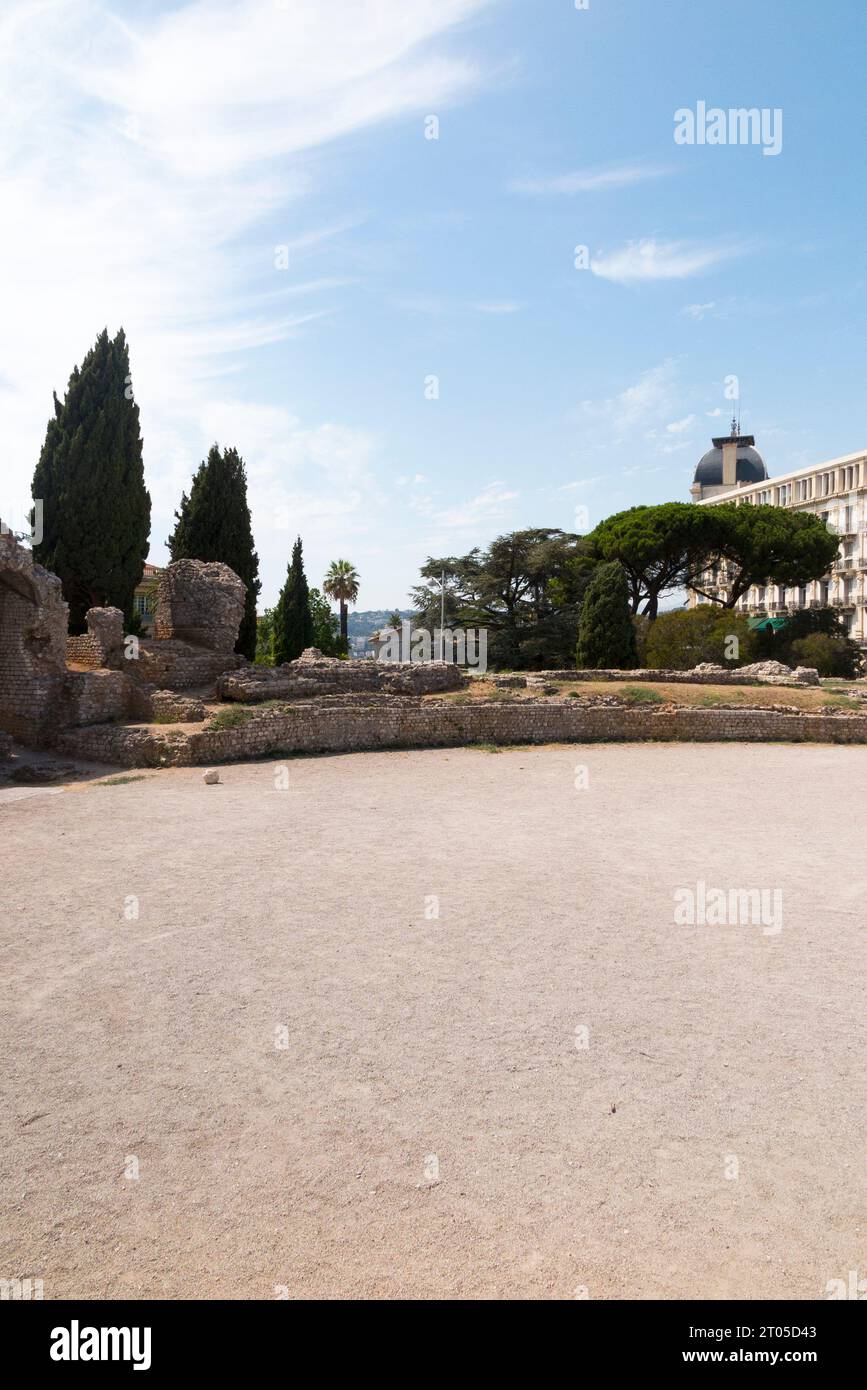 Arènes de Cimiez. Nice, France. The Cimiez arenas are a Roman ...