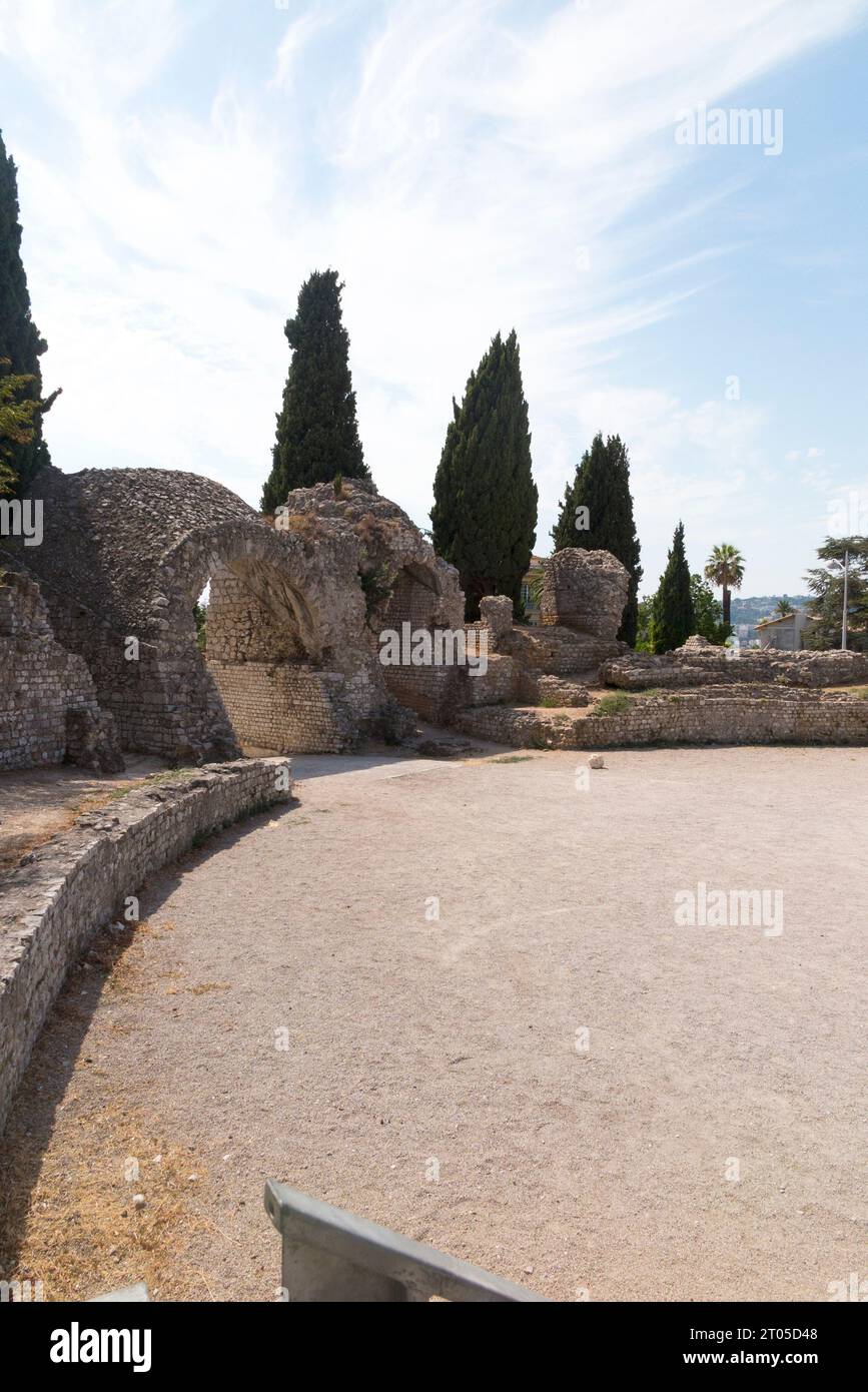 Arènes de Cimiez. Nice, France. The Cimiez arenas are a Roman ...