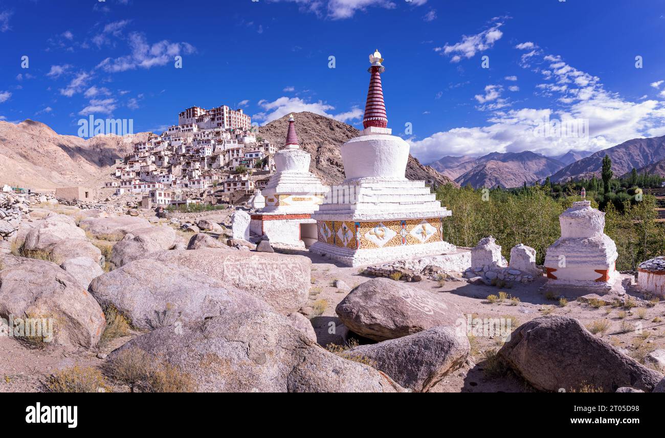 Chemrey Gompa (Monastery), Ladakh, India Stock Photo - Alamy