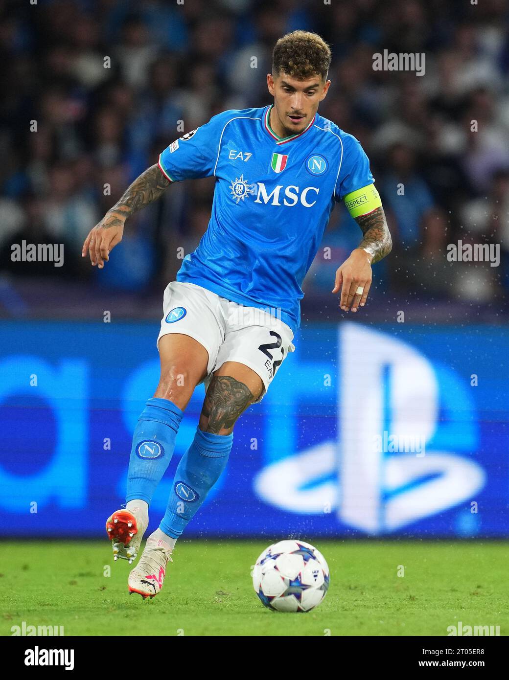 Napoli, Italy. 03rd Oct, 2023. Giovanni Di Lorenzo of SSC Napoli during ...
