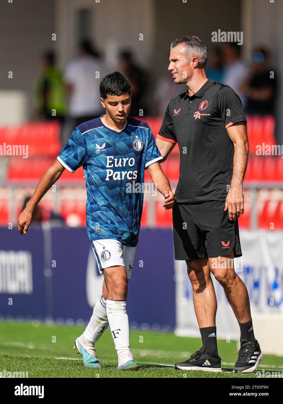 Madrid, Spain. 04th Oct, 2023. Madrid - Nassim El Harmouz of Feyenoord ...
