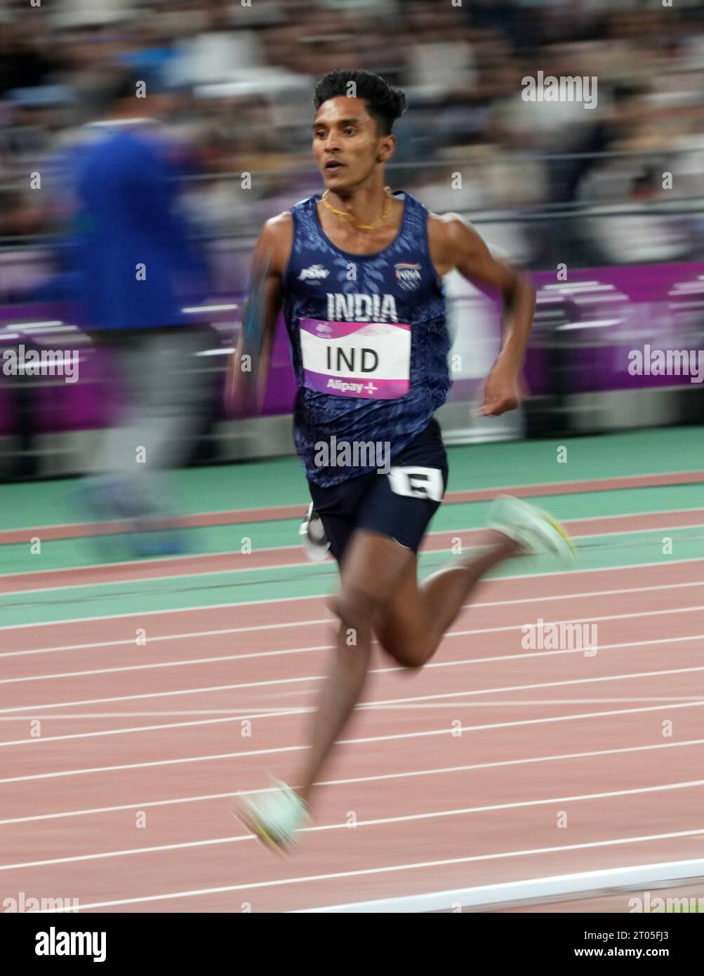 Hangzhou, China's Zhejiang Province. 4th Oct, 2023. Rajesh Ramesh of ...