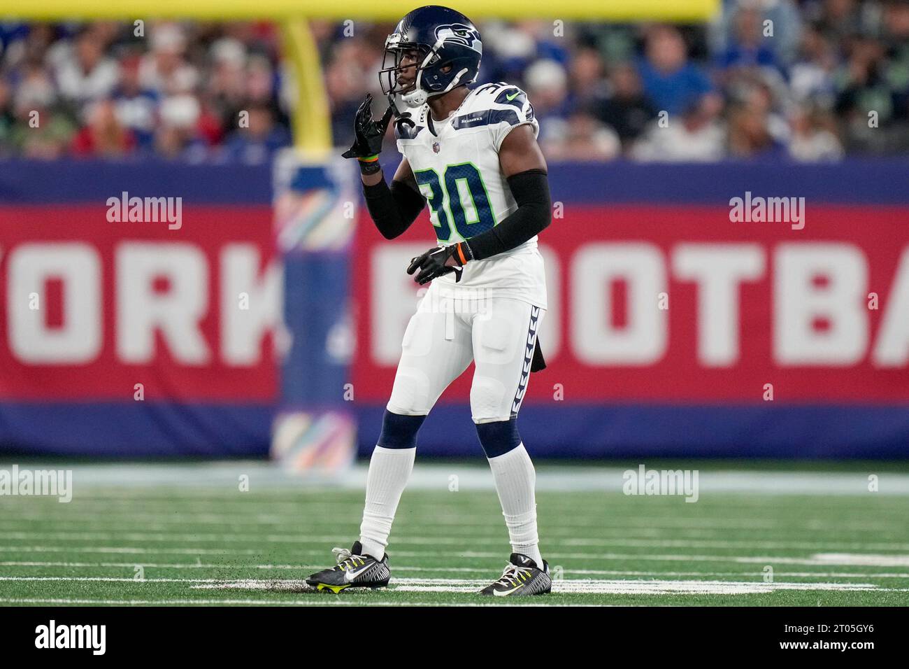 Seattle Seahawks cornerback Michael Jackson (30) plays during an NFL ...