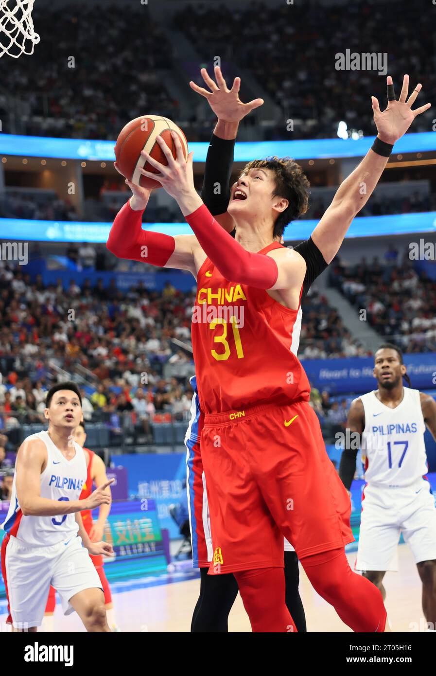 Hangzhou, China's Zhejiang Province. 4th Oct, 2023. Wang Zhelin of ...