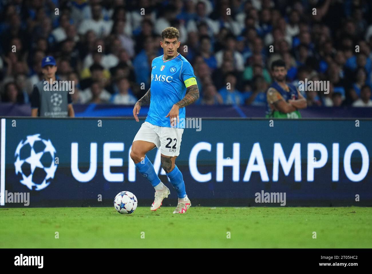 Napoli, Italy. 03rd Oct, 2023. Giovanni Di Lorenzo of SSC Napoli during ...