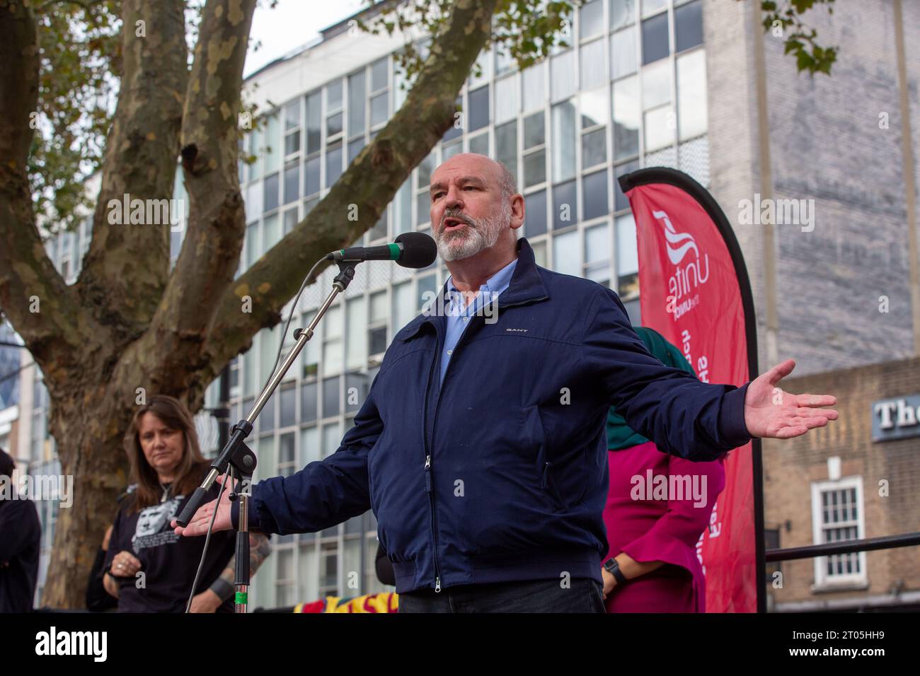 London, England, UK. 4th Oct, 2023. ASLEF General Secretary MICK WHELAN ...