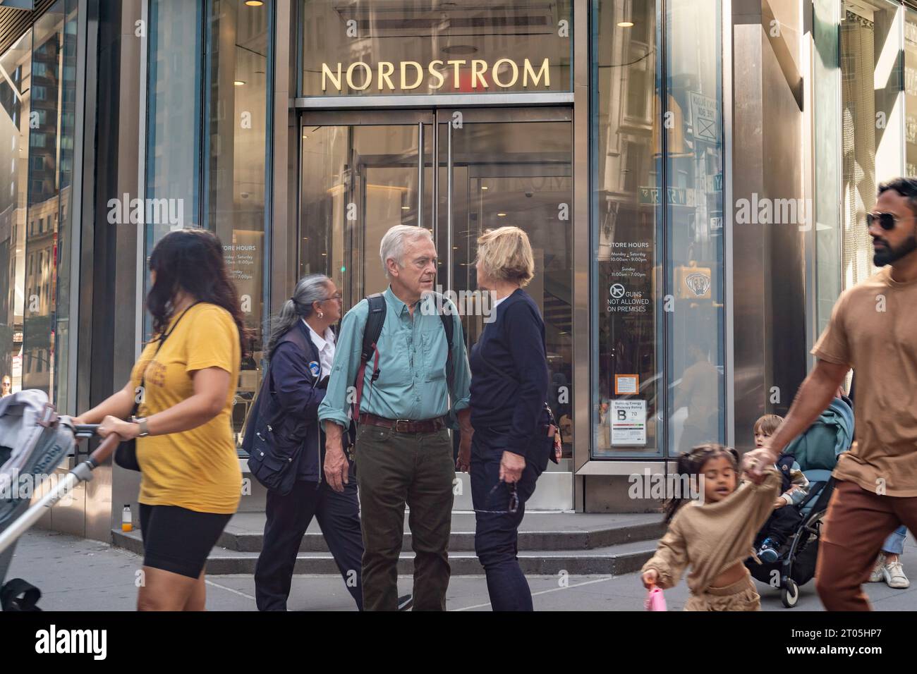 Nordstrom MenÕs Store in Midtown Manhattan in New York on Sunday ...