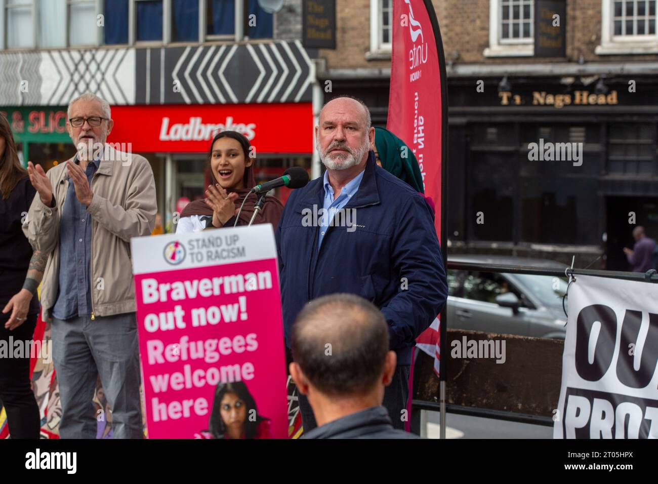 London, England, UK. 4th Oct, 2023. ASLEF General Secretary MICK WHELAN ...