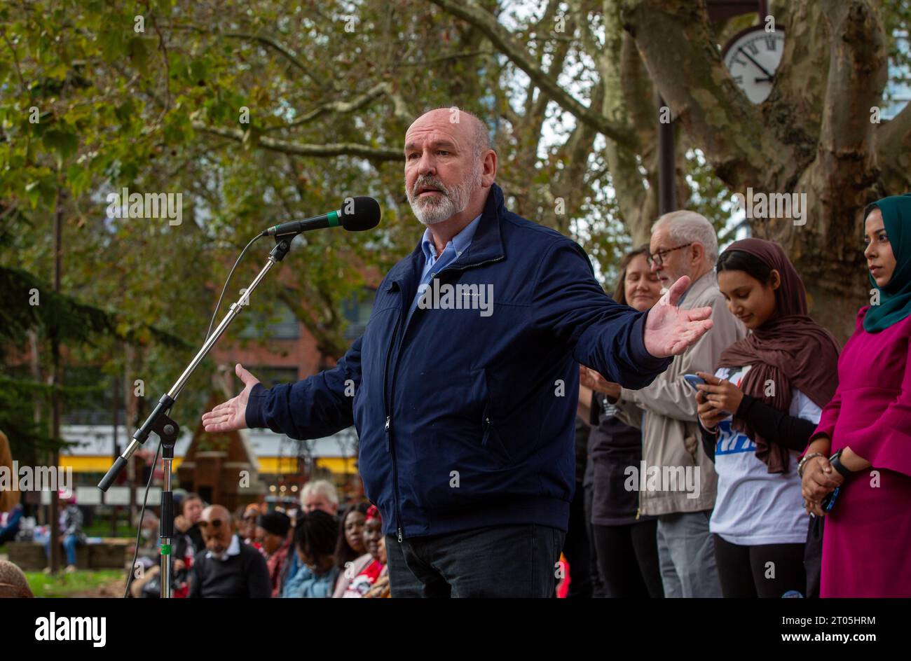 London, England, UK. 4th Oct, 2023. ASLEF General Secretary MICK WHELAN ...