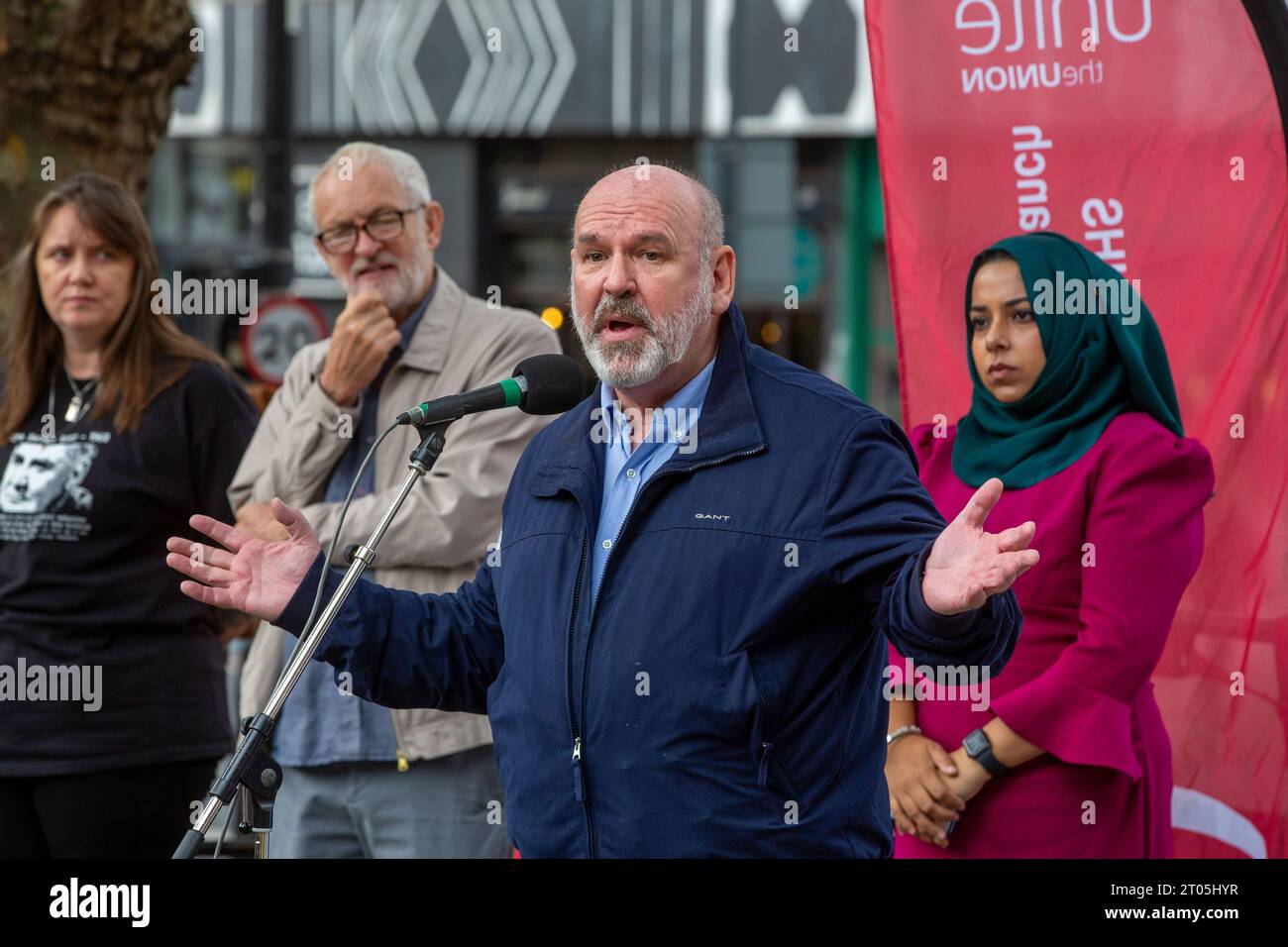 London, England, UK. 4th Oct, 2023. ASLEF General Secretary MICK WHELAN ...