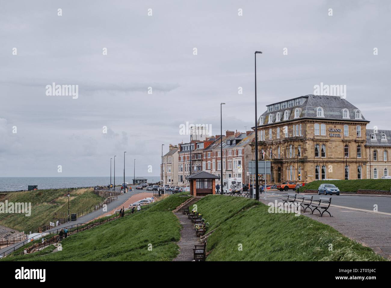 Tynemouth UK: 5th August 2023: The Grand Hotel Tynemouth by the seaside ...