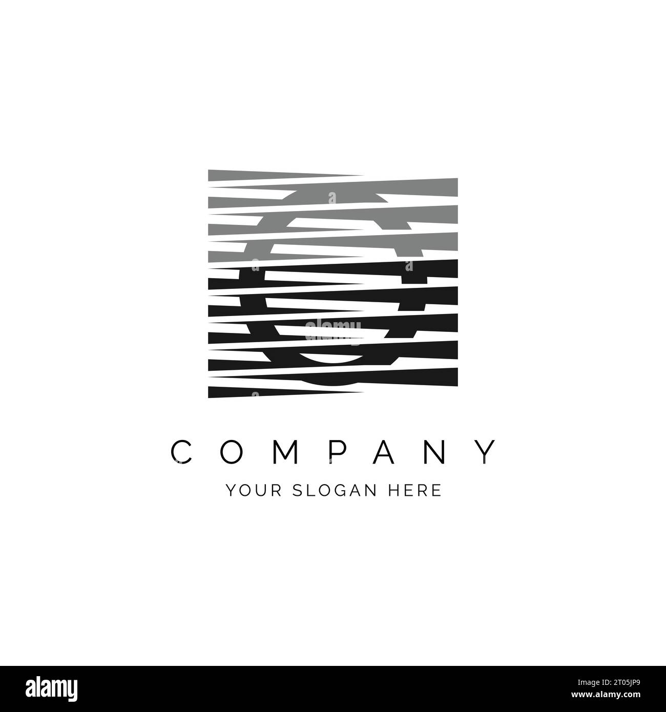 Letter O logo, abstract modern square design suitable for web and ...