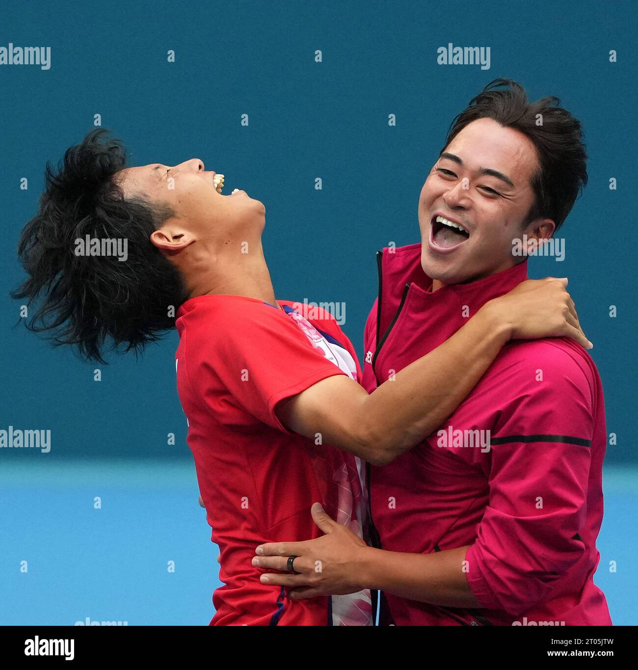 Hangzhou, China's Zhejiang Province. 4th Oct, 2023. Players of Japan ...