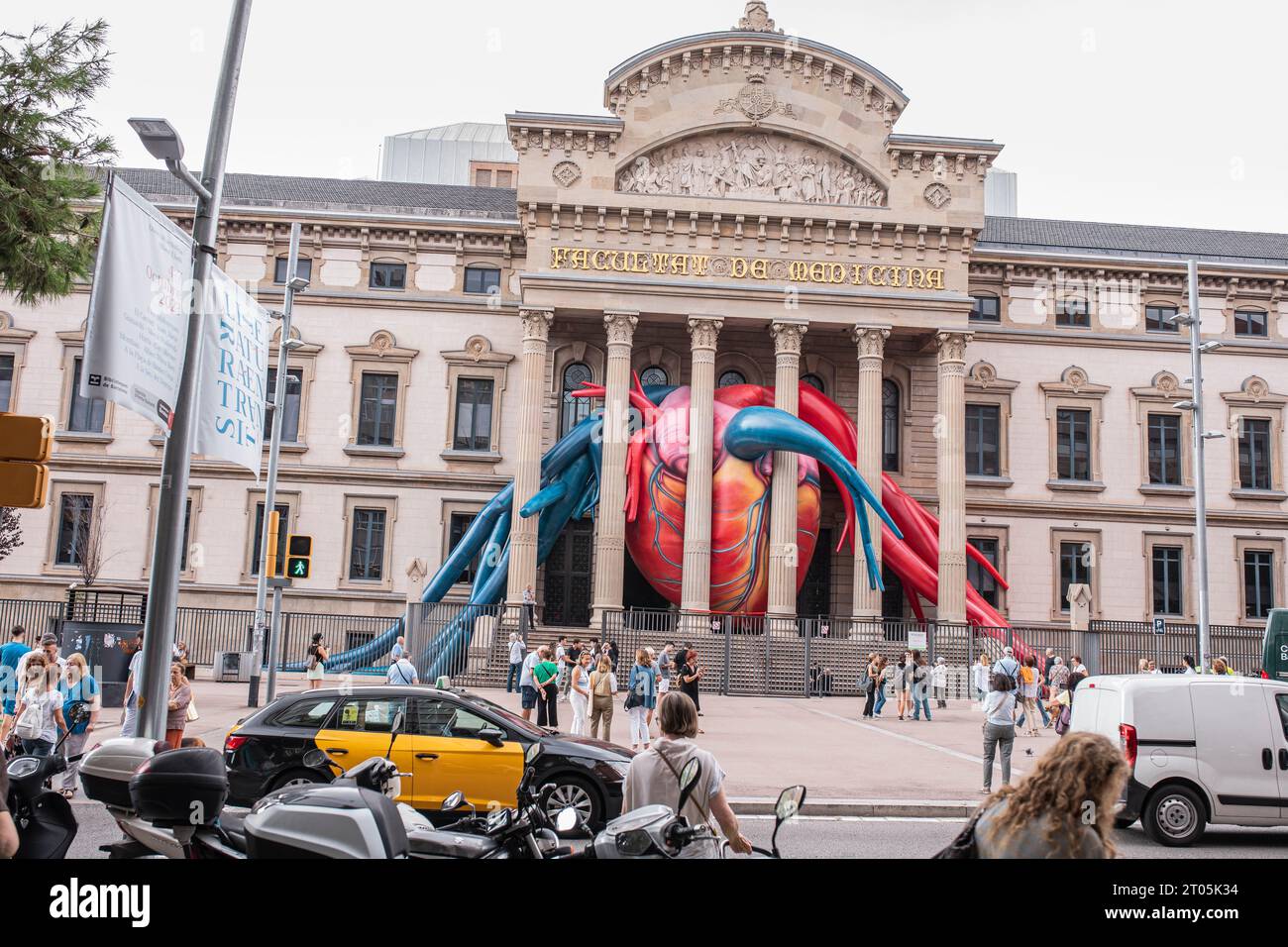 Barcelona, Spain. 2023.10.02. "El Cor Secret" by Jaume Plensa at the ...