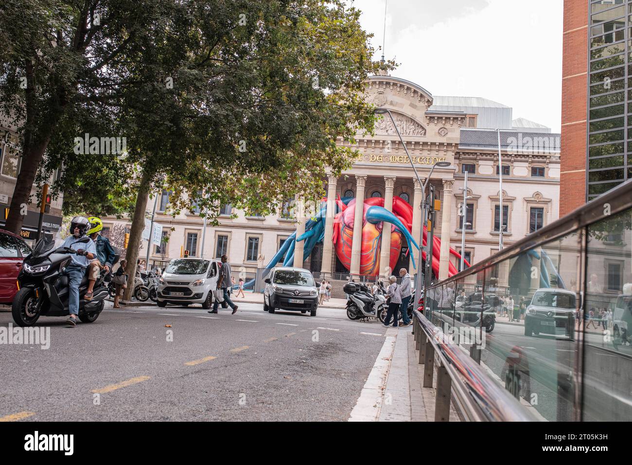 Barcelona, Spain. 2023.10.02. "El Cor Secret" by Jaume Plensa at the ...