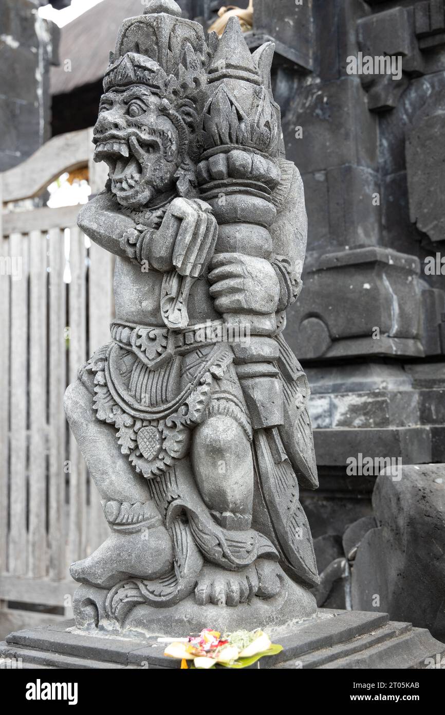 A statue in a temple or shrine in Bali, Indonesia Stock Photo - Alamy