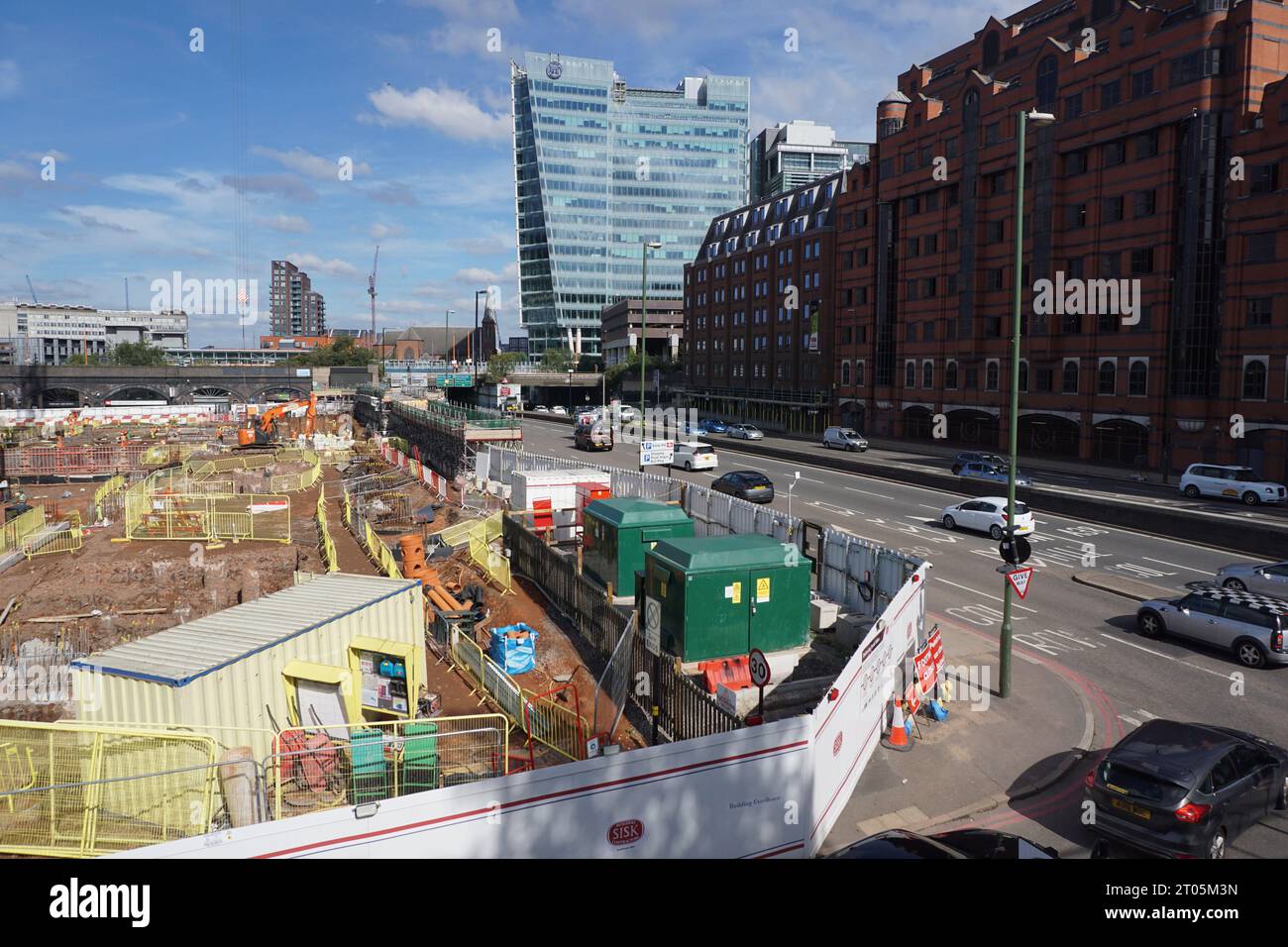Building work in city Stock Photo - Alamy