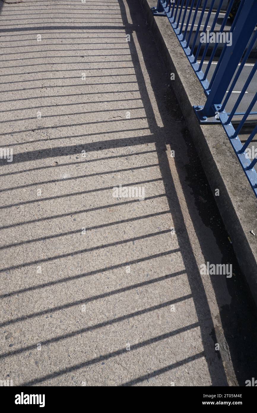 Footbridge over road, Birmingham Stock Photo - Alamy