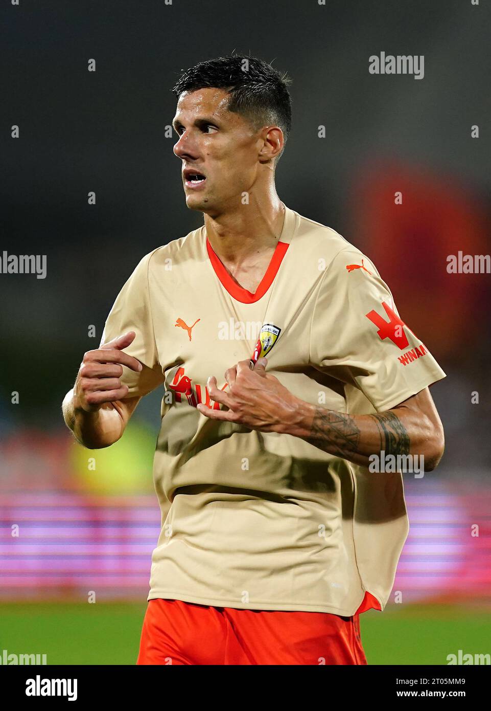 RC Lens' Florian Sotoca during the UEFA Champions League Group B match ...