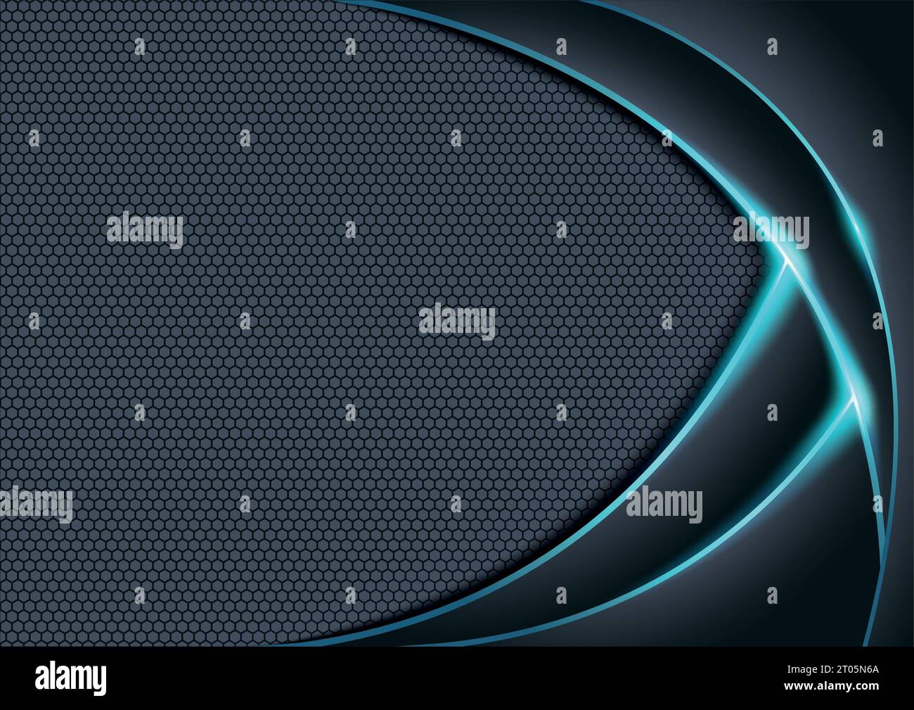 Layered Curvy Objects with Blue Edges Stock Vector Image & Art - Alamy