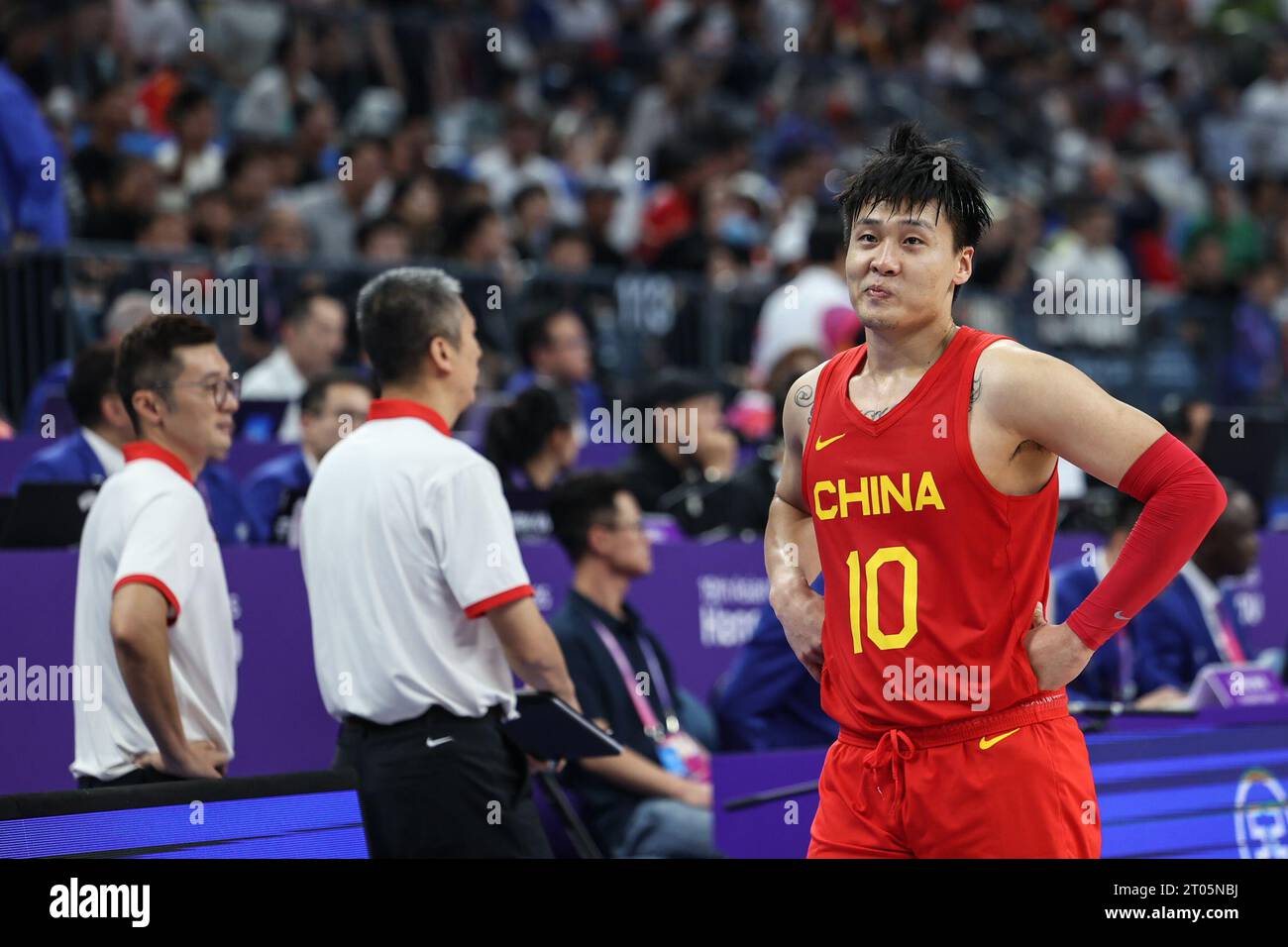 Hangzhou, China's Zhejiang Province. 4th Oct, 2023. Zhao Rui of China ...