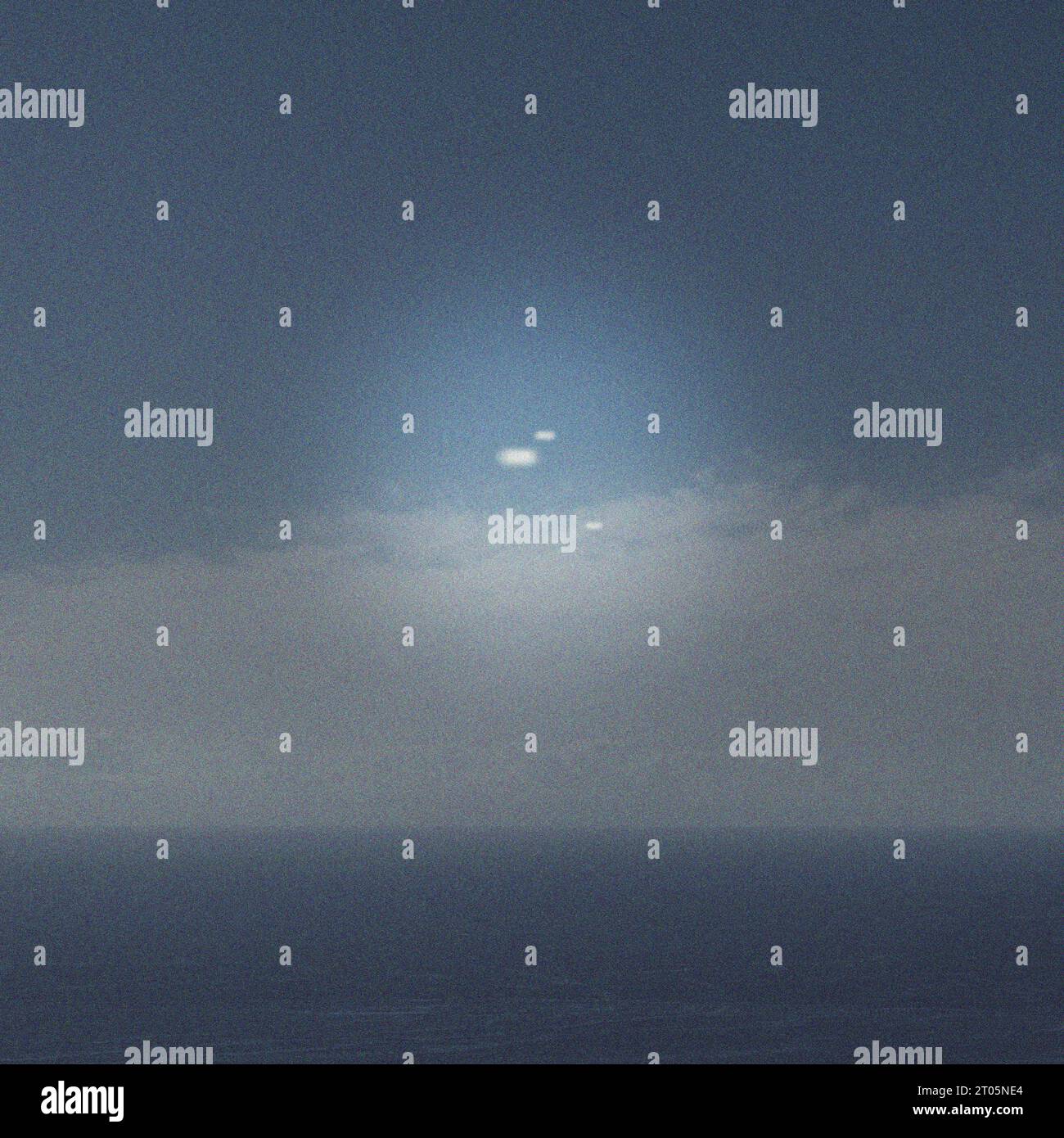 Ufo, alien or spaceship in the sky or clouds with science fiction ...