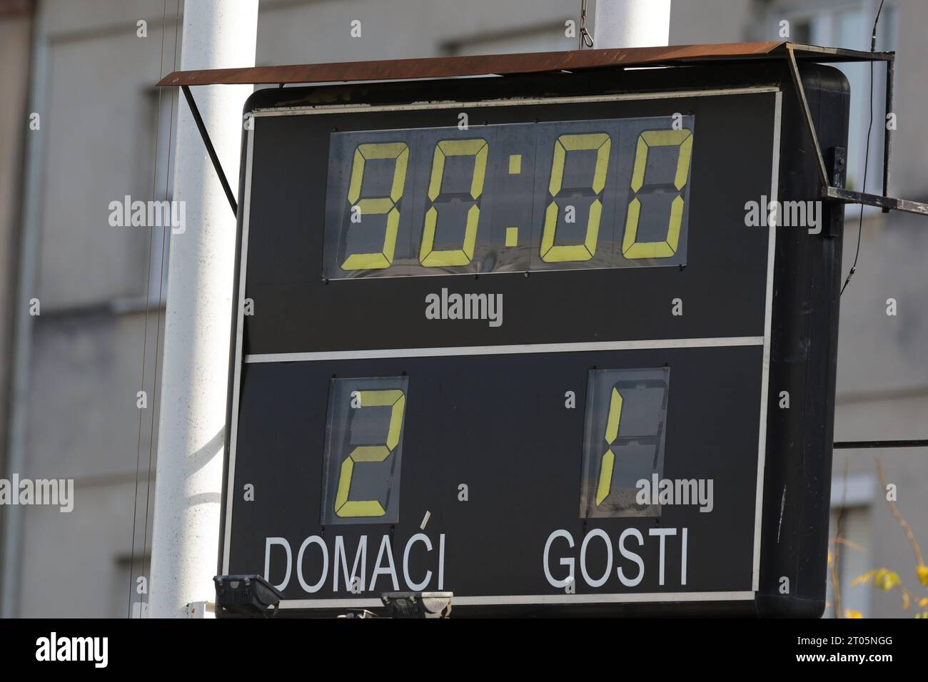 2023 champions league final scoreboard hi-res stock photography and ...